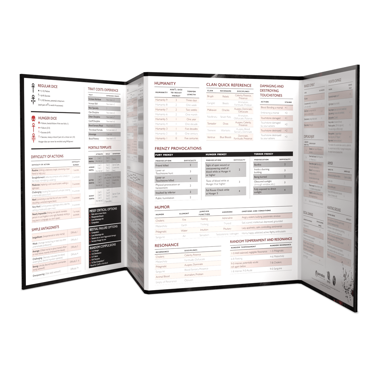 Vampire: The Masquerade 5th Edition Storyteller Screen & Toolkit ...