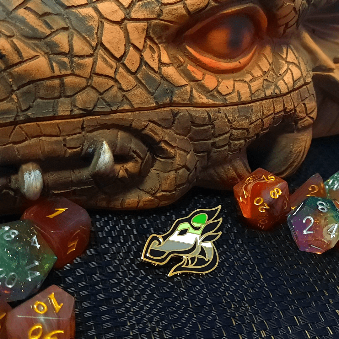 Dragon Pin - Aro | Meeples & Dragons